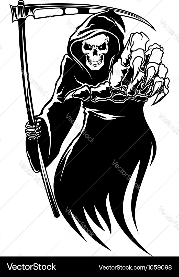 Grim reaper Royalty Free Vector Image - VectorStock