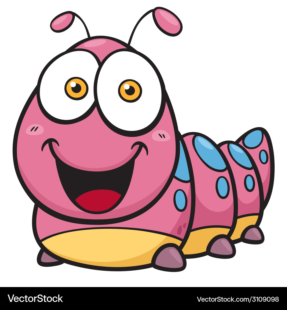 Worm Royalty Free Vector Image - VectorStock