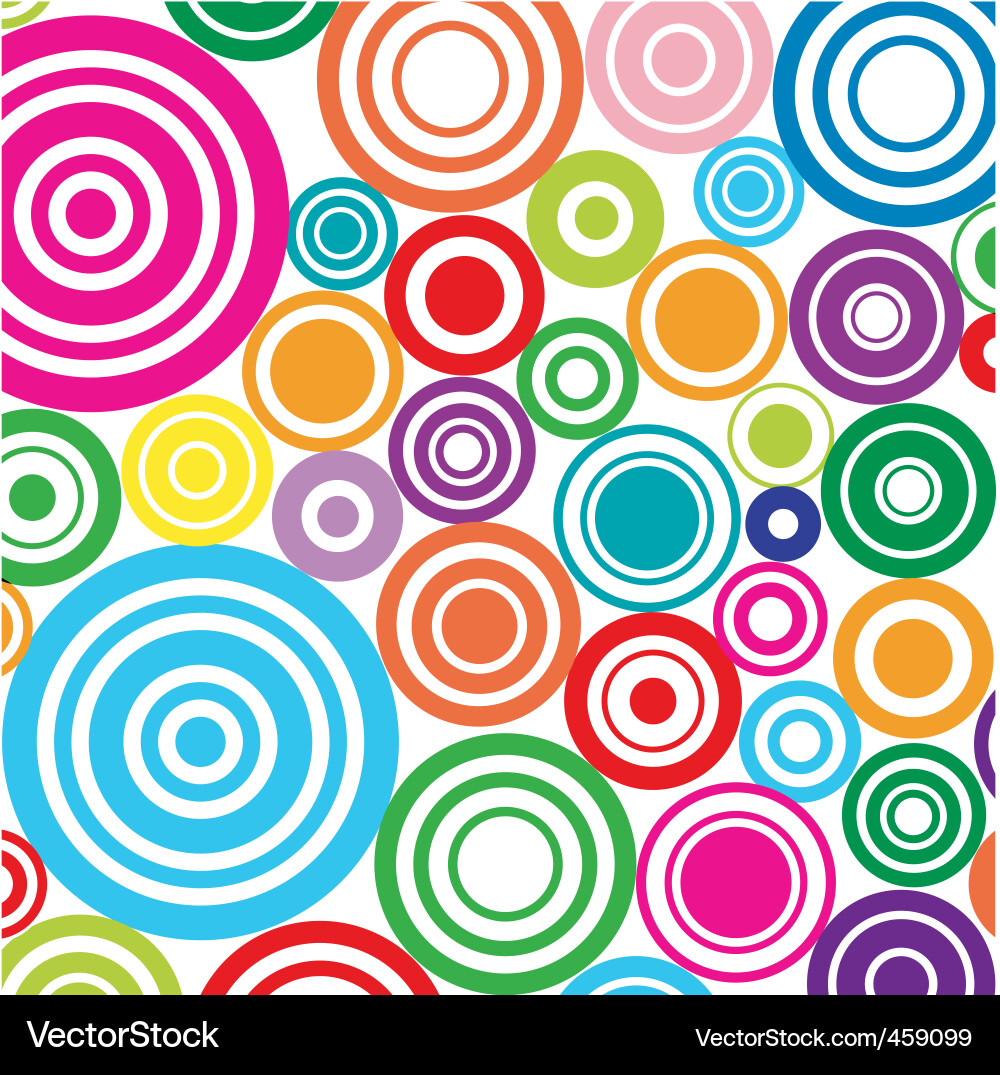 Circles background Royalty Free Vector Image - VectorStock