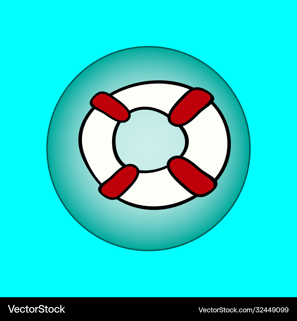 Life preserver Royalty Free Vector Image - VectorStock