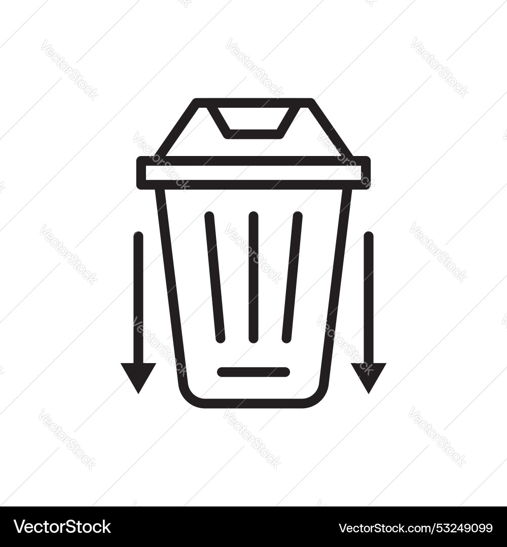 Waste reduction icon set reduce energy plastic Vector Image