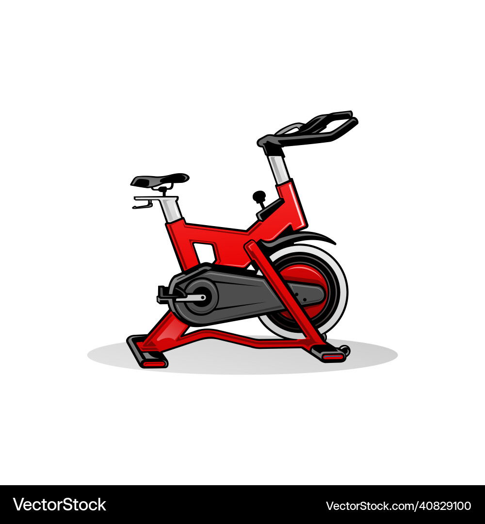 Exercise bike Royalty Free Vector Image - VectorStock