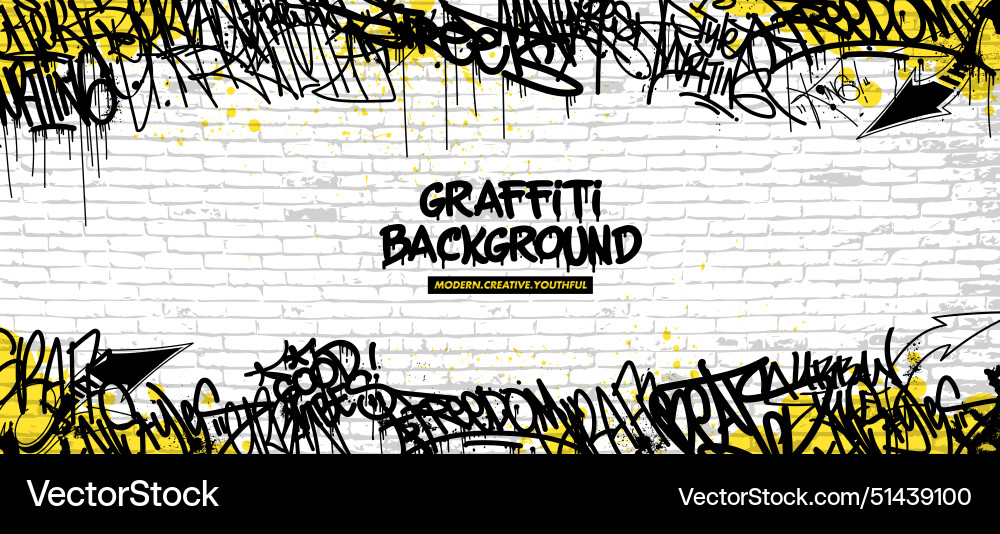 Graffiti backgrounds Royalty Free Vector Image