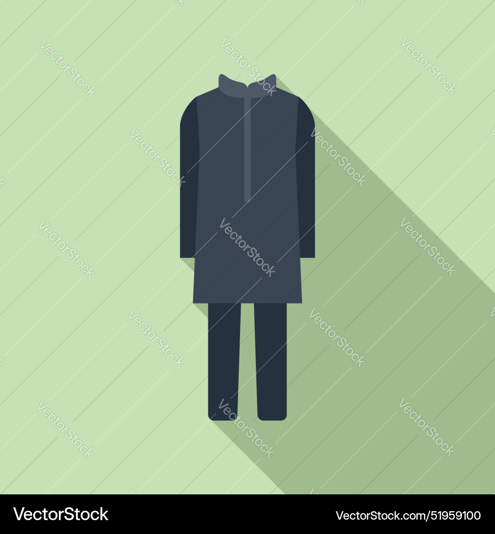 Muslim man traditional clothes presenting long Vector Image