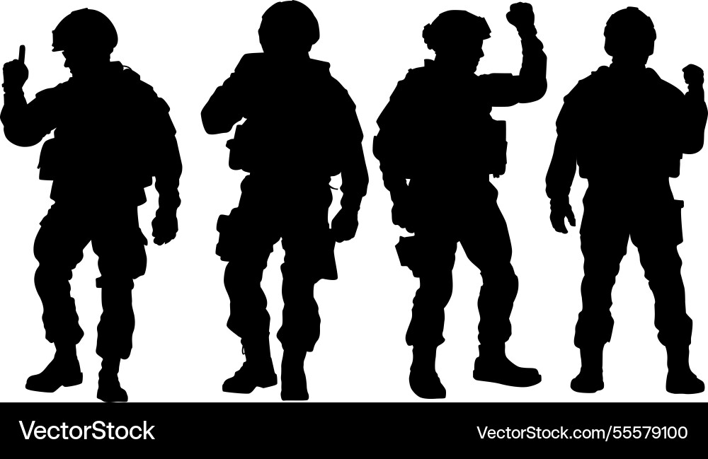 Soldiers Royalty Free Vector Image - VectorStock