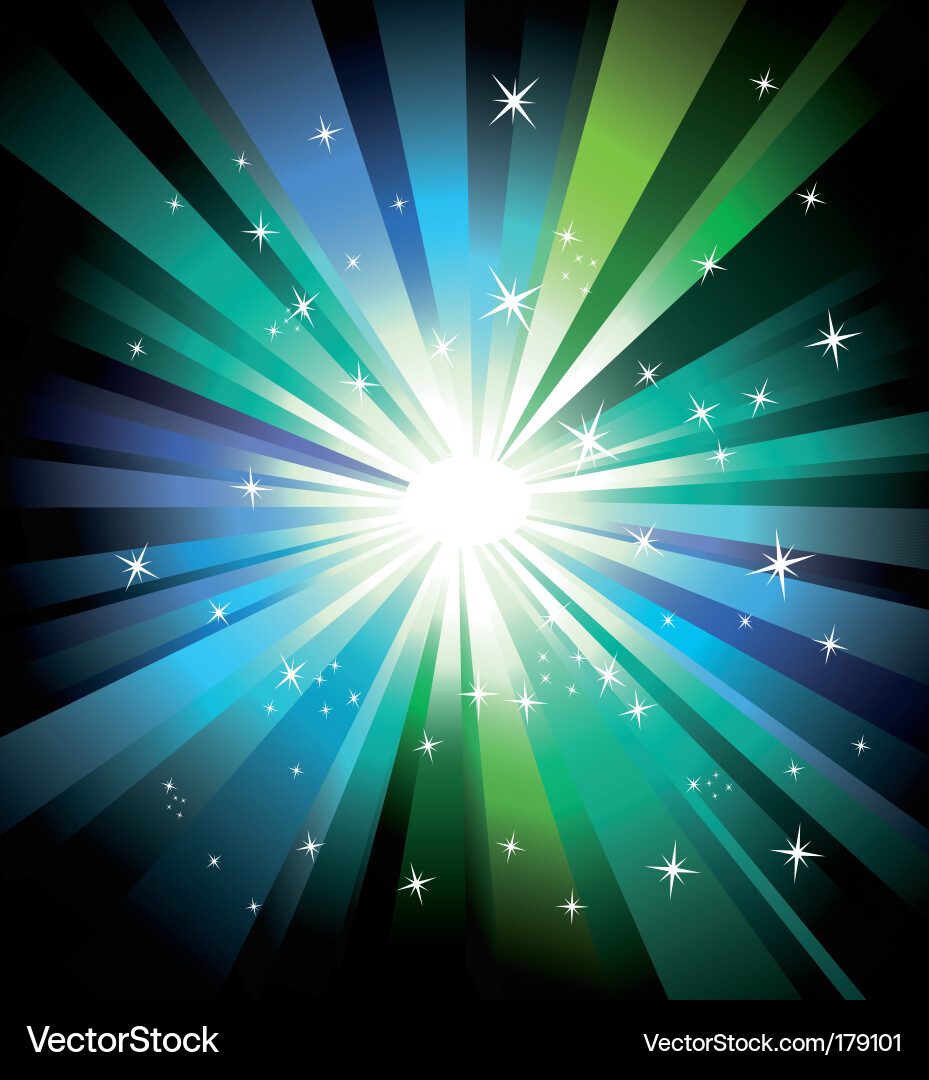 Lights explosion Royalty Free Vector Image - VectorStock