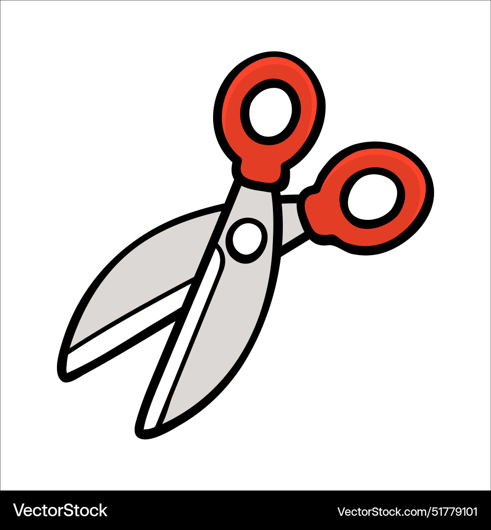 Sharp Scissor Icon Royalty Free Vector Image - VectorStock