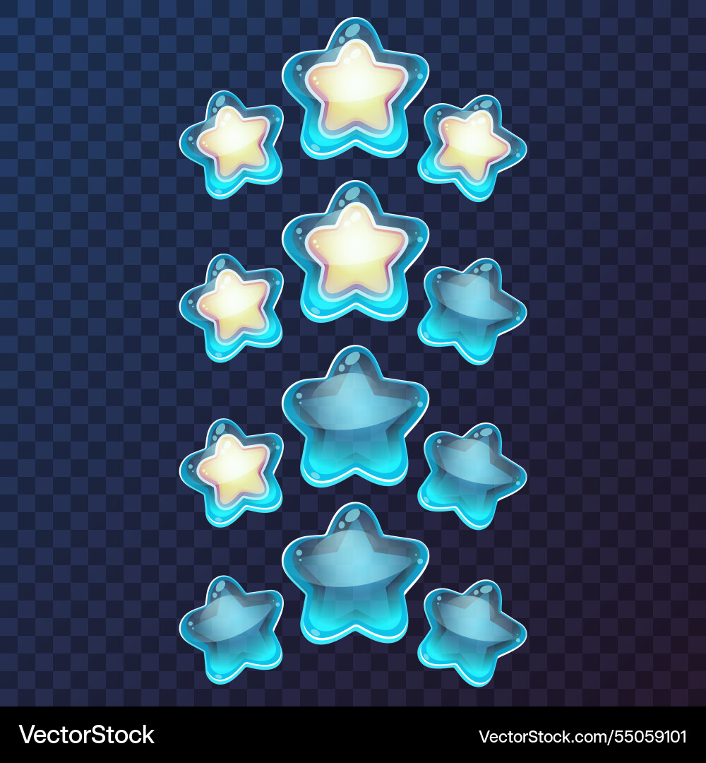 Star rating symbols Royalty Free Vector Image - VectorStock