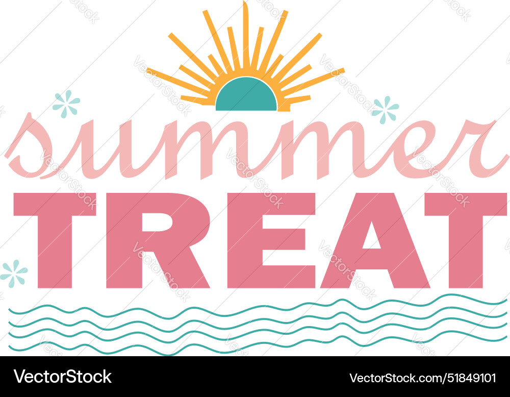 Summer treat svg Royalty Free Vector Image - VectorStock