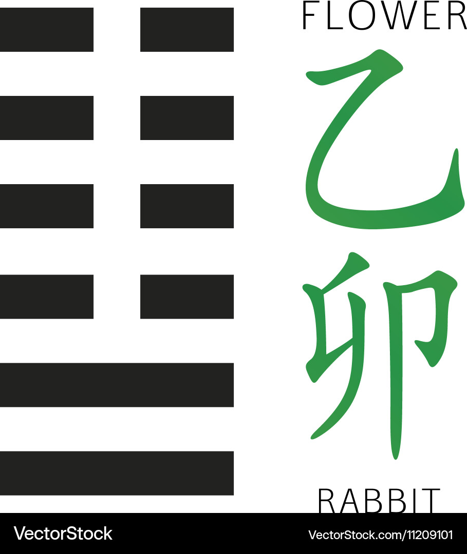 Symbol of i ching Royalty Free Vector Image - VectorStock