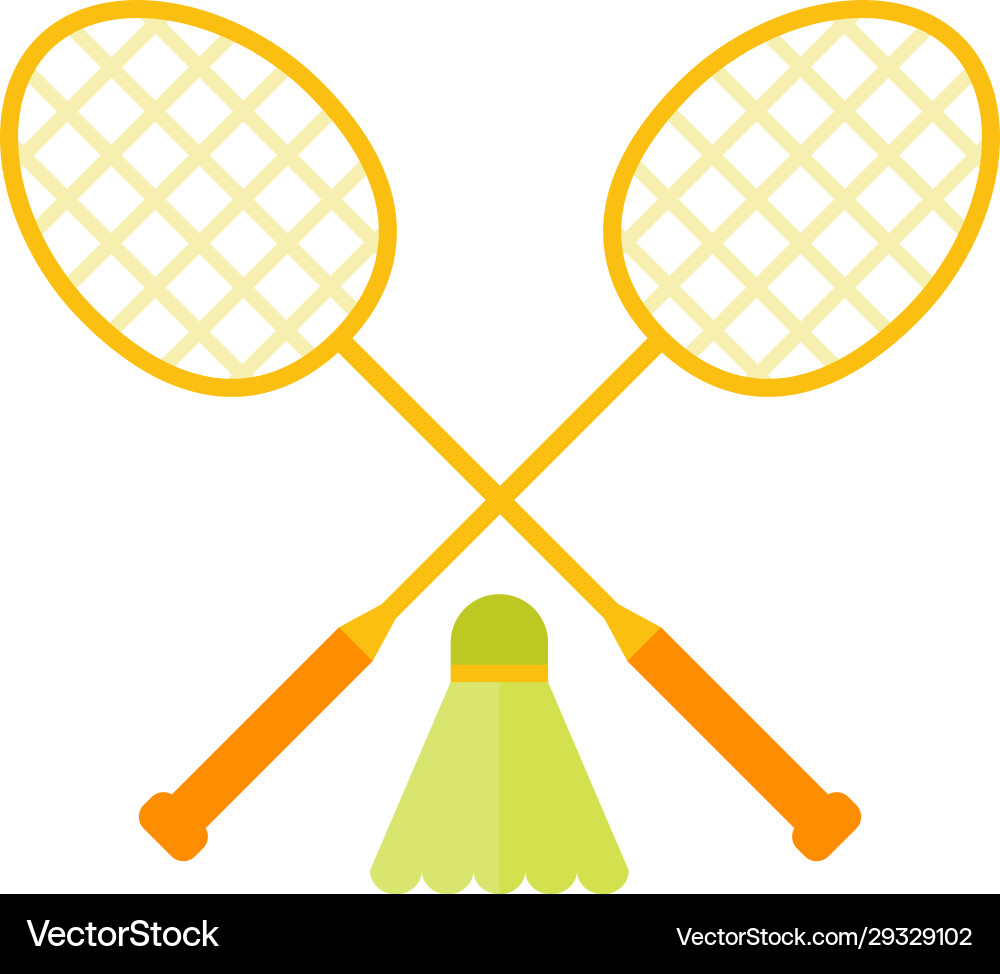 A badminton Royalty Free Vector Image - VectorStock