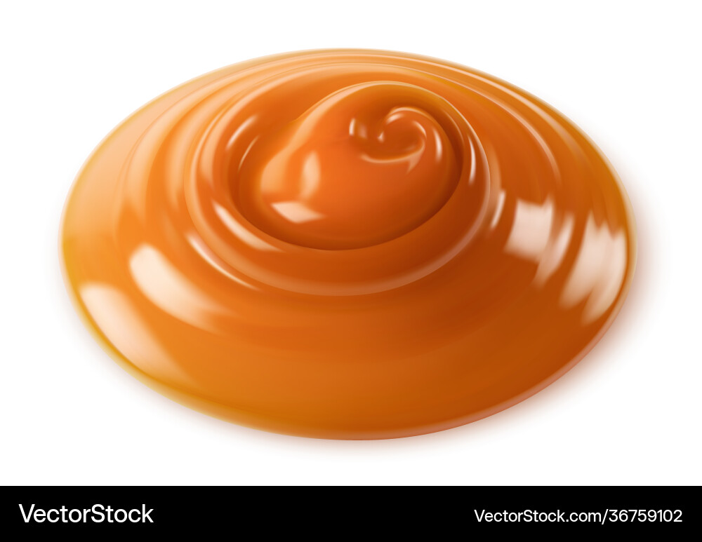 Caramel Royalty Free Vector Image - VectorStock
