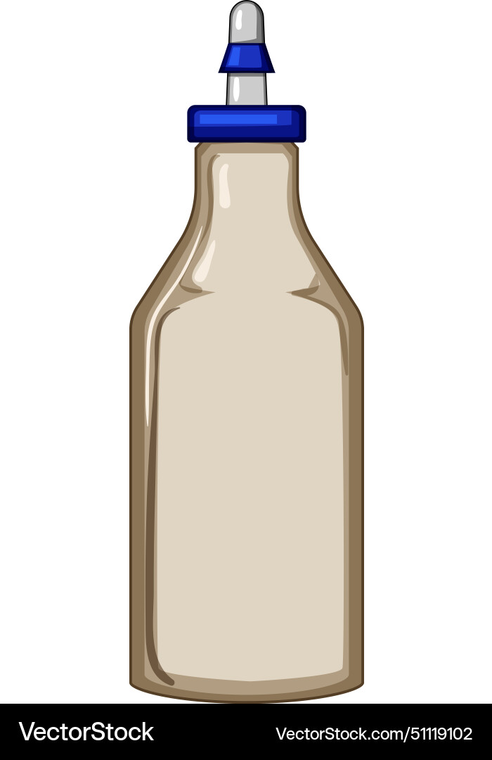 Carpentry wood glue cartoon Royalty Free Vector Image