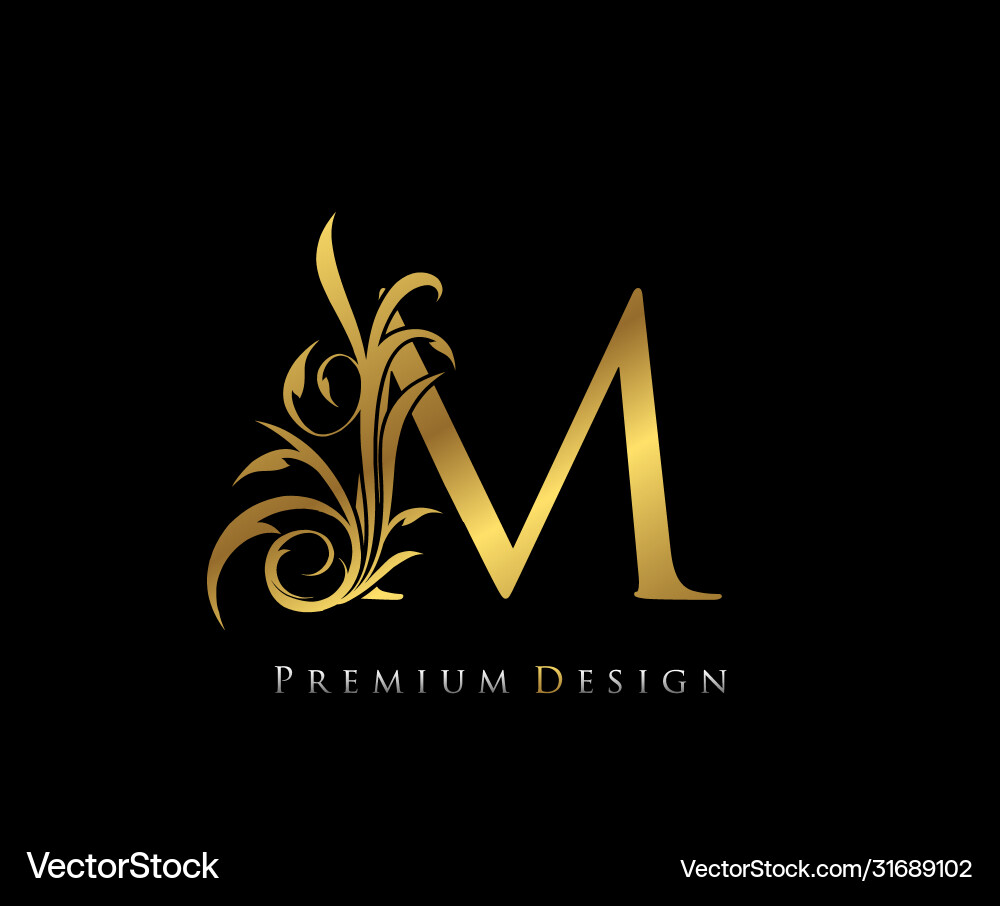 Stylish Images Of Letter M Letter M Gold Images – Browse 34,194