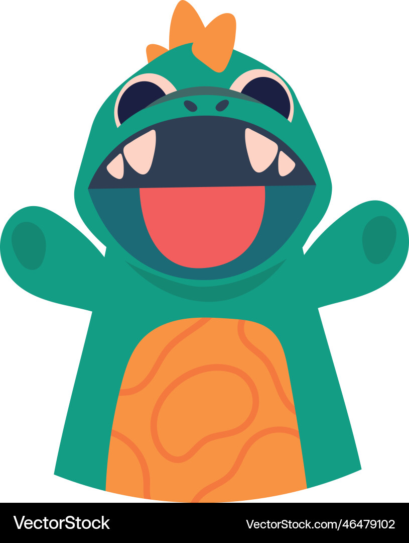 Funny puppet icon Royalty Free Vector Image - VectorStock