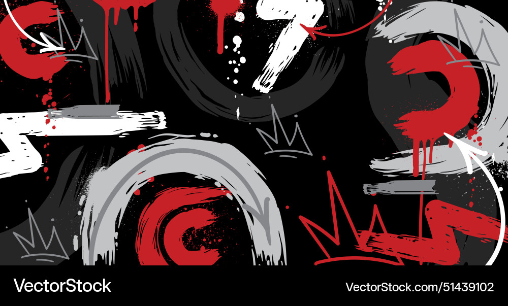 Graffiti background Royalty Free Vector Image - VectorStock