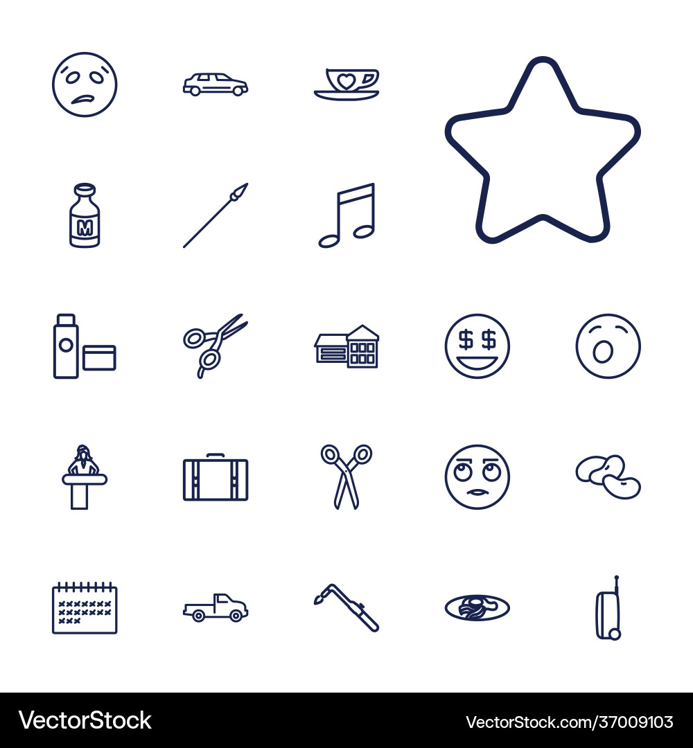 22 clipart icons Royalty Free Vector Image - VectorStock