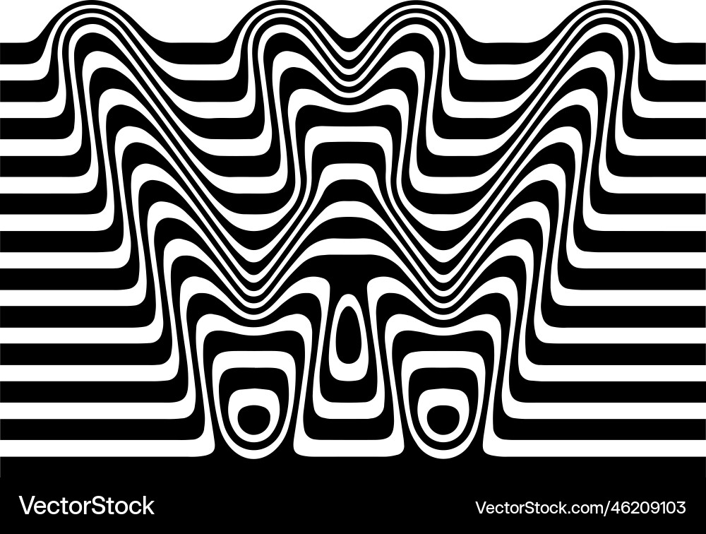 3D Liquid W Sign Royalty Free Vector Image - VectorStock