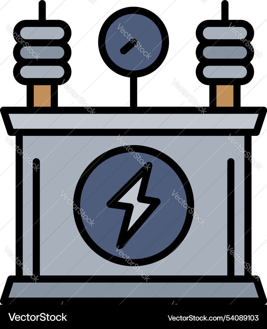 Power transformer Royalty Free Vector Image - VectorStock