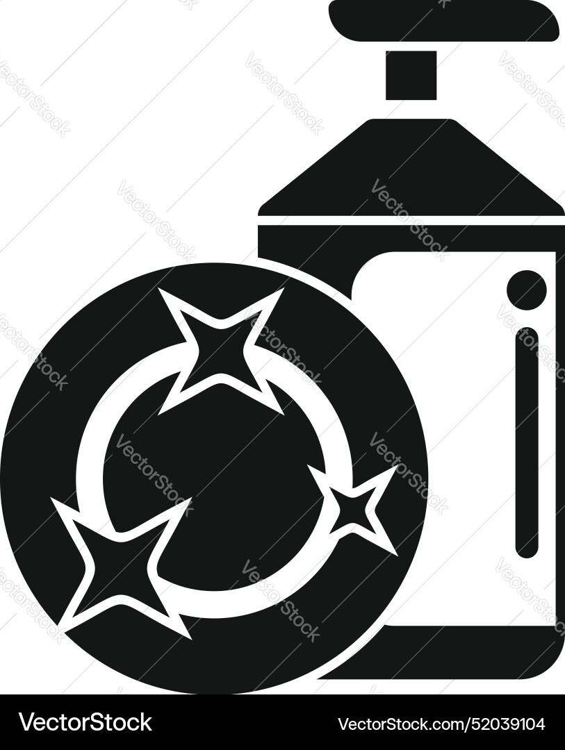 Dishwashing liquid creating sparkling clean dishes