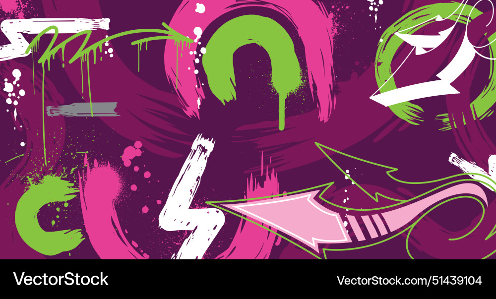 Graffiti background Royalty Free Vector Image - VectorStock