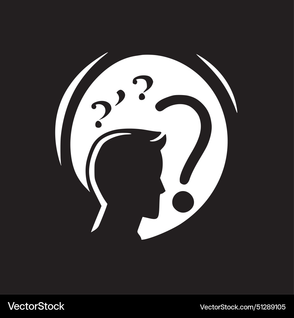 Question - high quality logo ideal for t-shirt Vector Image