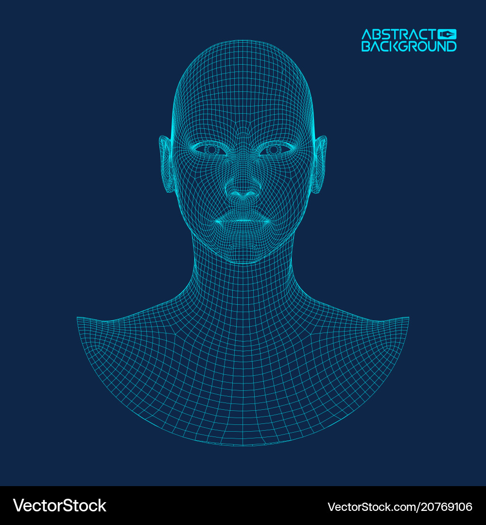 Ai digital brain artificial intelligence concept Vector Image