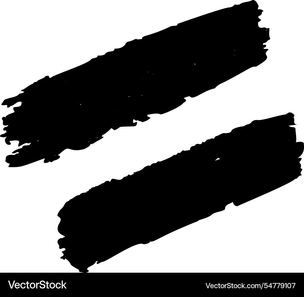 Equation graphic symbol hand-drawn brushstroke Vector Image