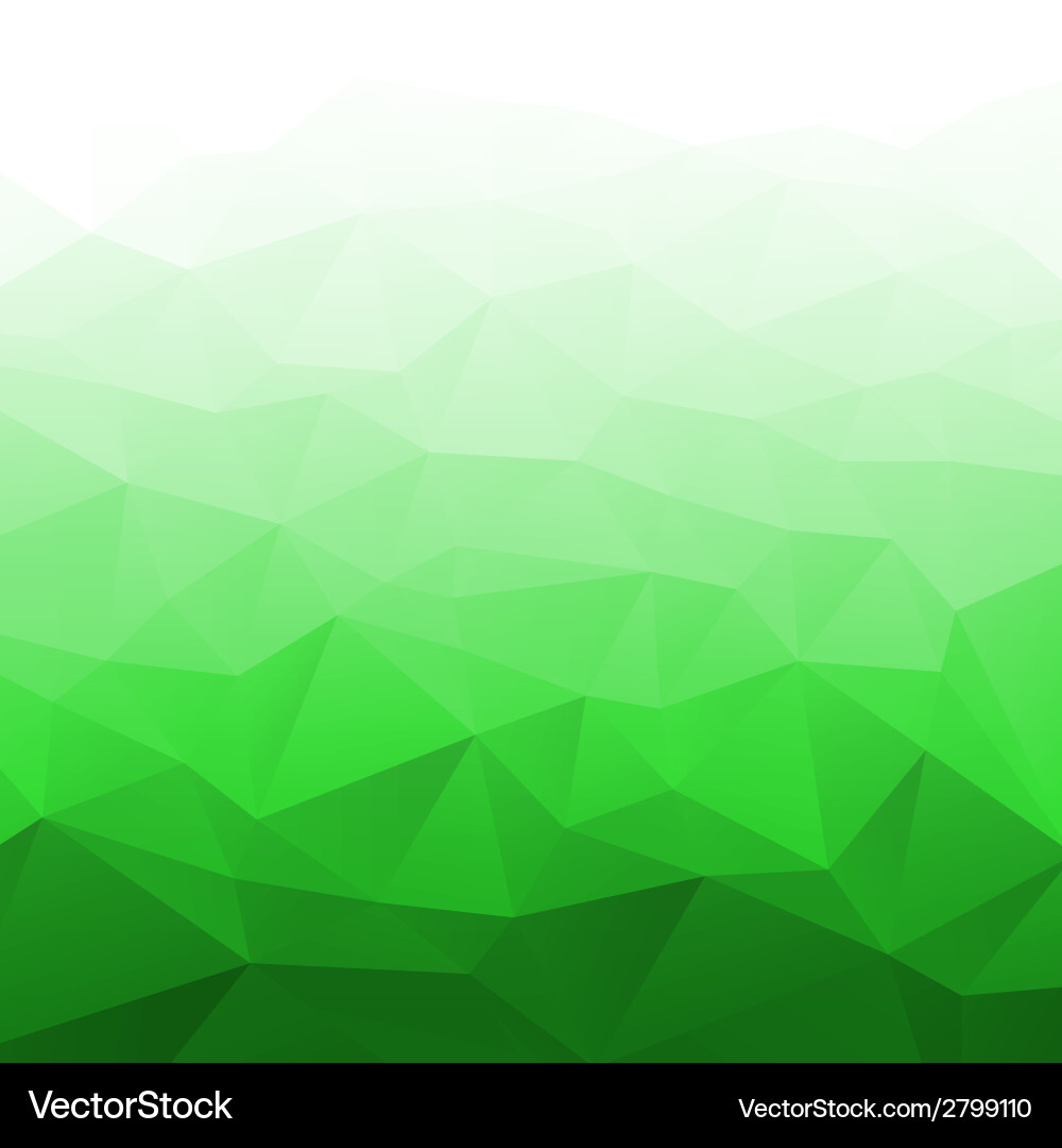 Abstract gradient bright green geometric Vector Image