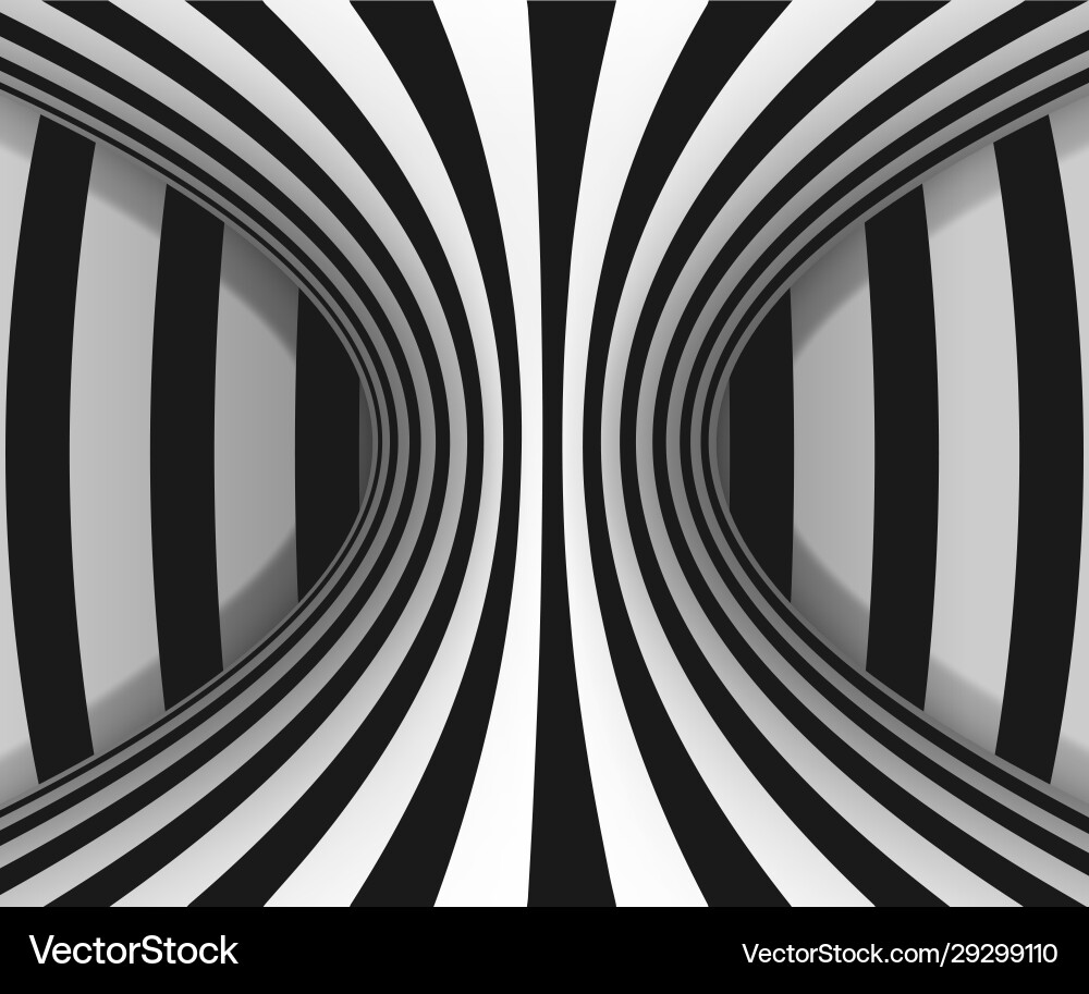 Infinite Lines Optical Illusion Royalty Free Vector Image
