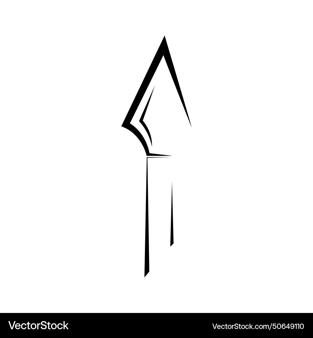 Spear icon Royalty Free Vector Image - VectorStock