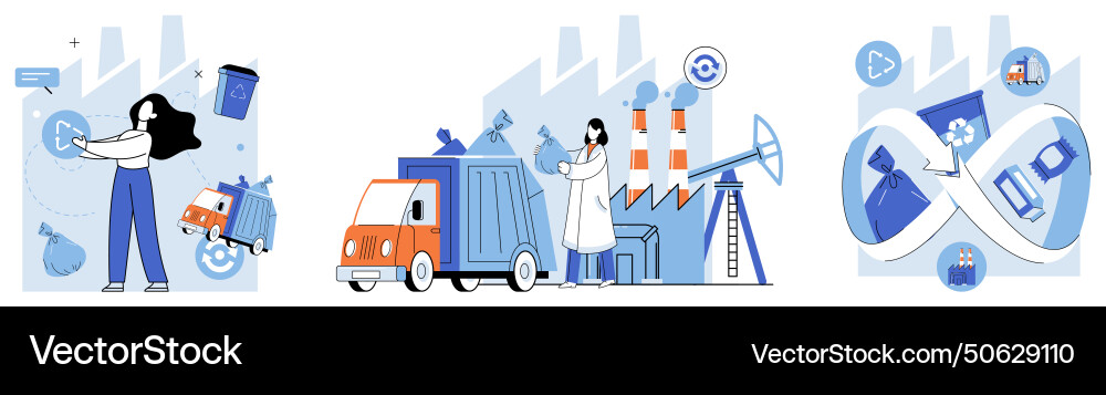 Waste disposal these practices contribute to more Vector Image