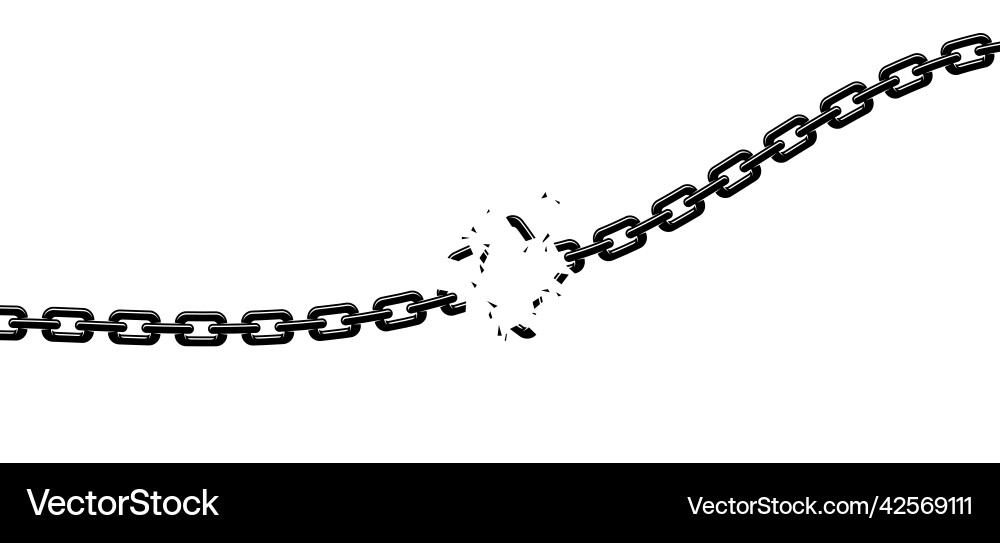 Breaking Chains: Freedom & Liberty Royalty Free Vector
