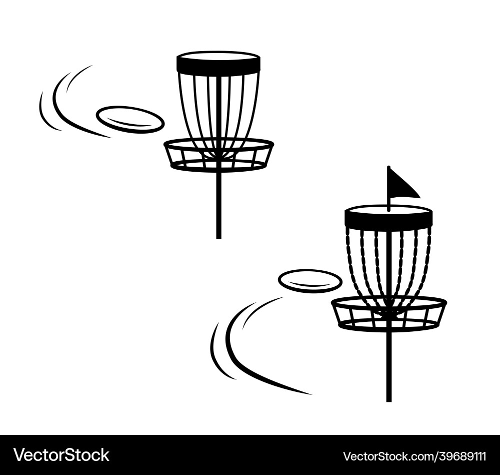 Disc Golf Basket Vector Images (over 290)