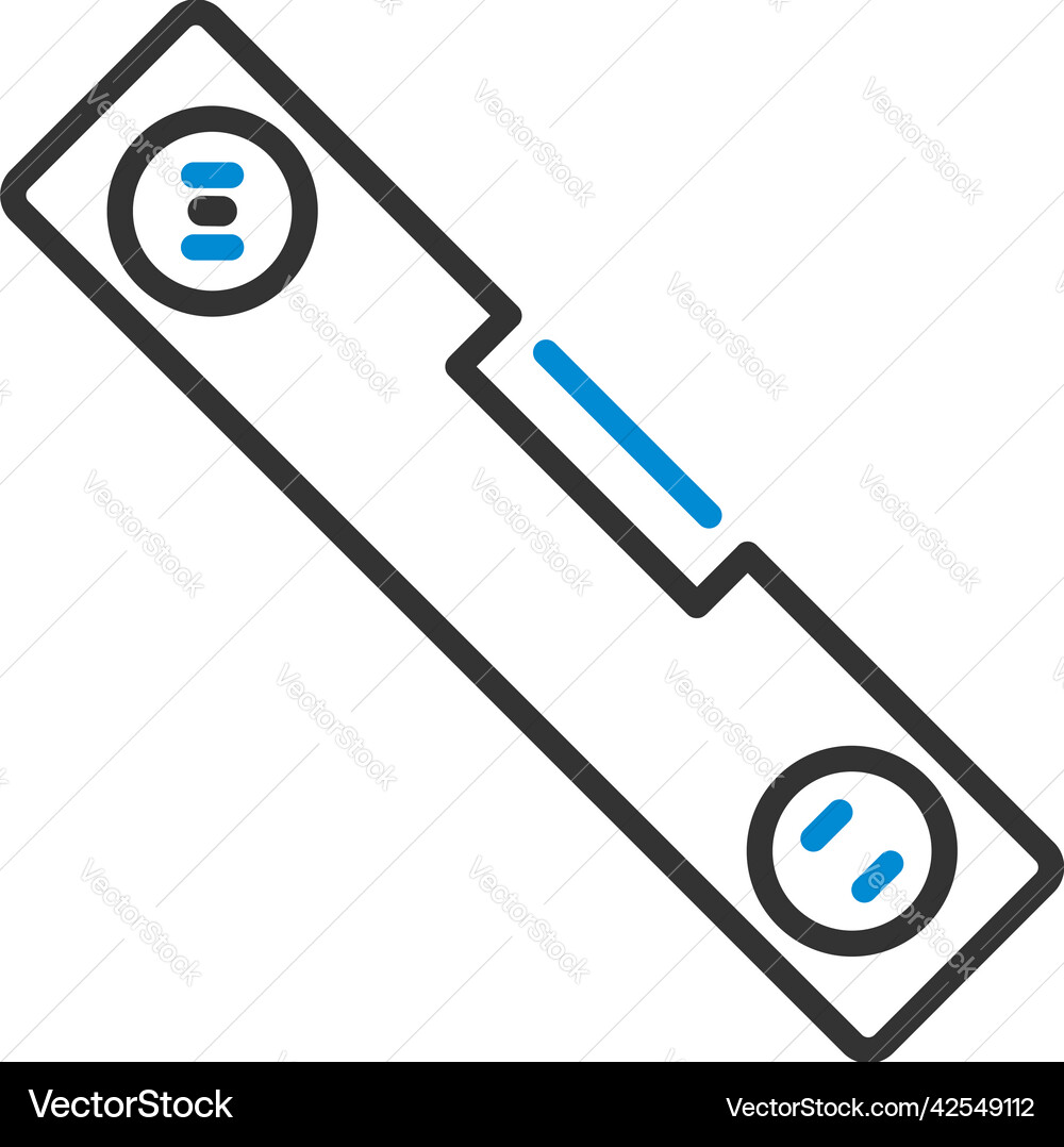 Icon of construction level Royalty Free Vector Image