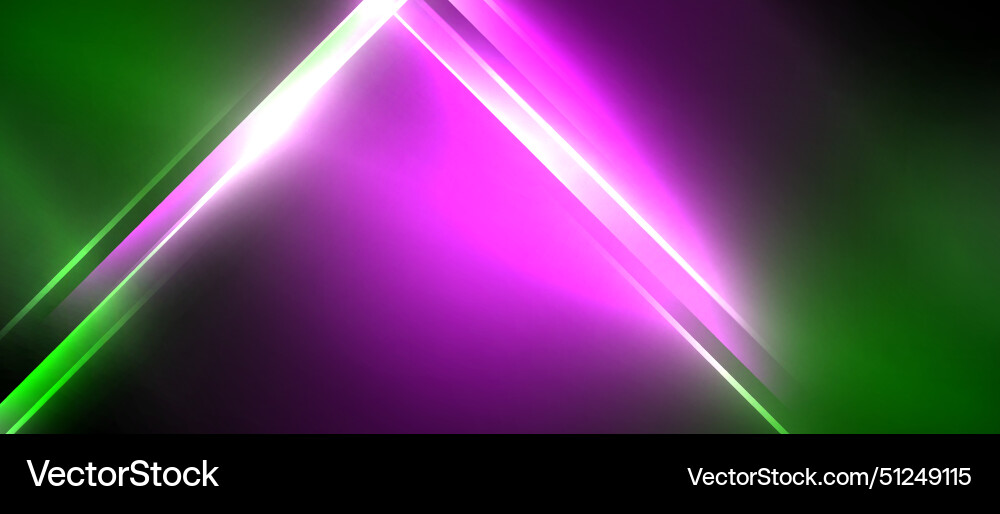 A neon purple and electric blue light beam Vector Image