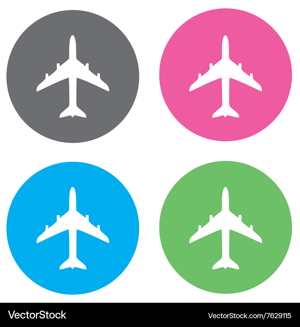 Plane icon Royalty Free Vector Image - VectorStock