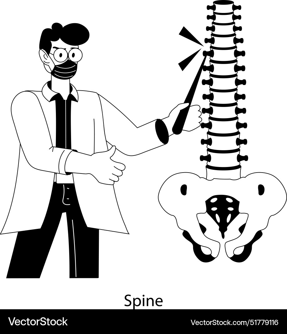 Orthopedic surgeon Royalty Free Vector Image - VectorStock