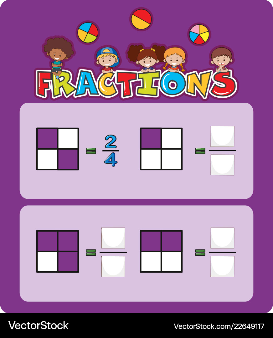 Rectangle Fraction Clip Art