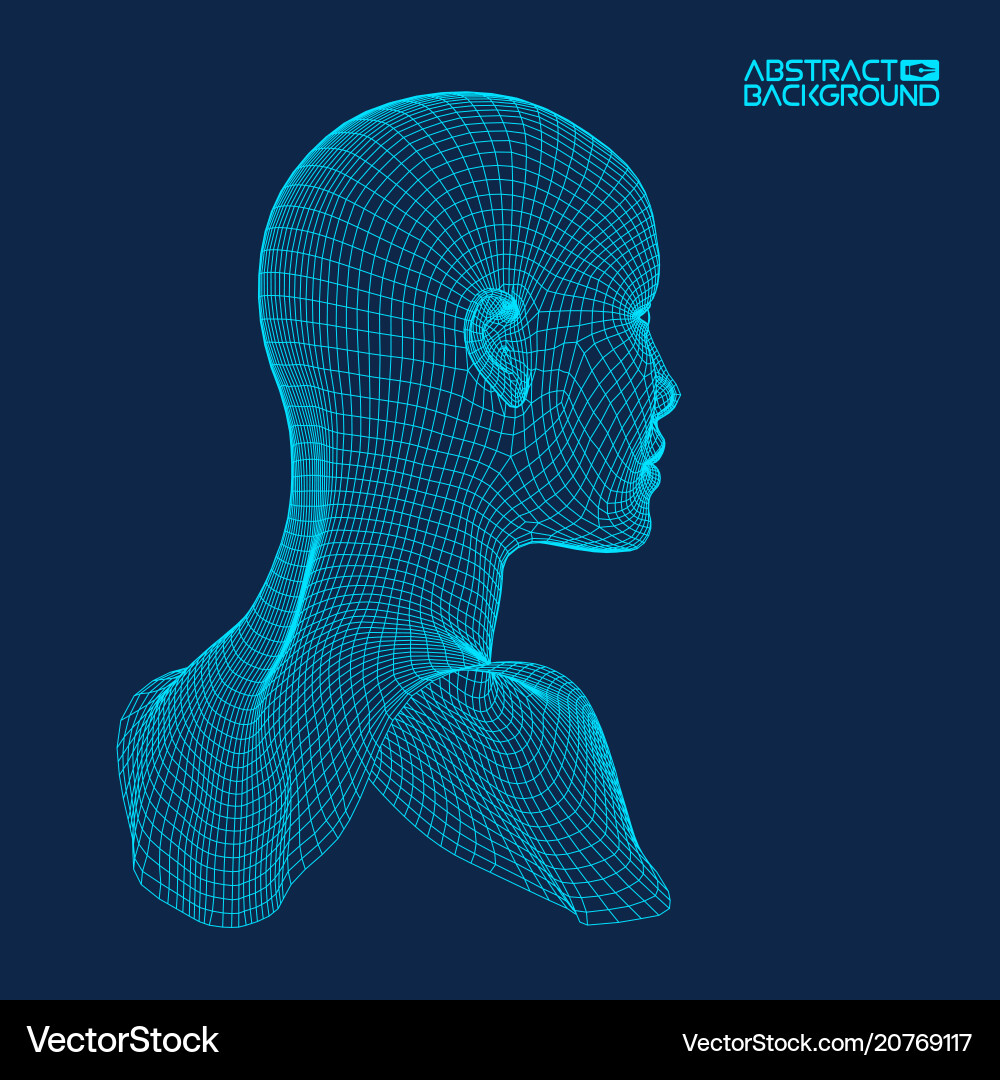 Ai digital brain artificial intelligence concept Vector Image