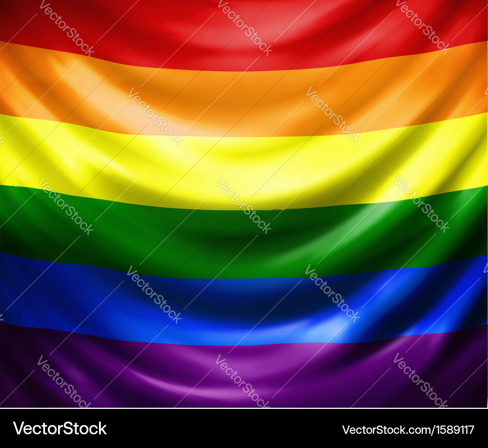 Rainbow Pride Flag Royalty Free Vector Image - VectorStock