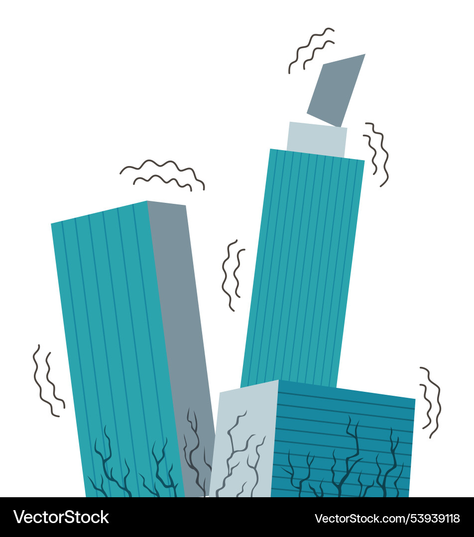 Earthquake magnitude scale and its implications Vector Image
