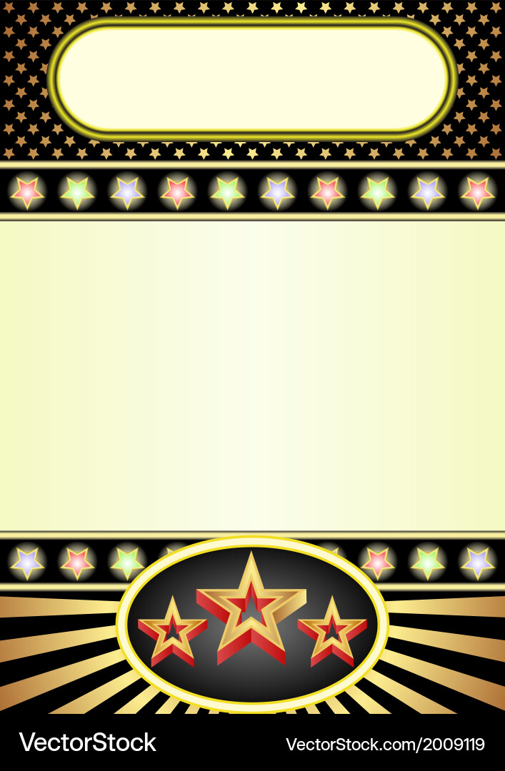 Poster Royalty Free Vector Image - VectorStock