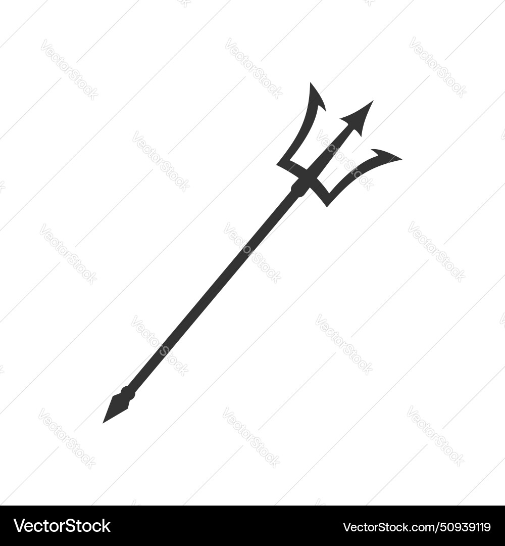 Trident icon Royalty Free Vector Image - VectorStock