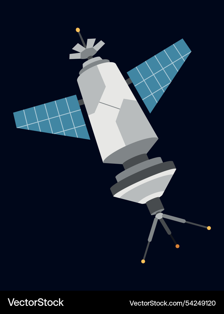 A vibrant pixel art featuring spacecraft Vector Image