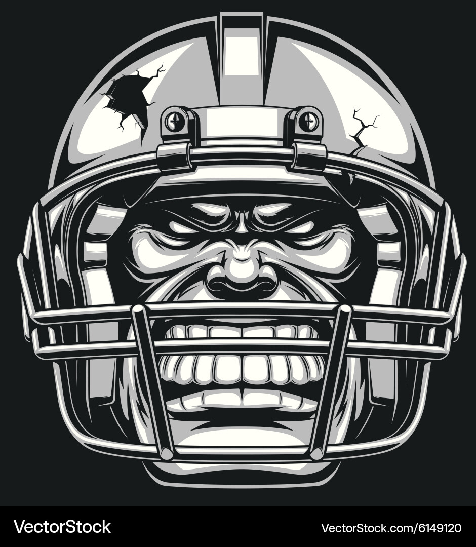 American football Royalty Free Vector Image - VectorStock