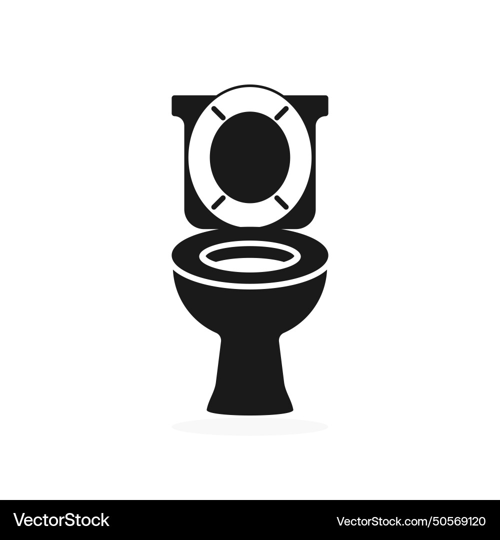 Toilet symbol icon Royalty Free Vector Image - VectorStock