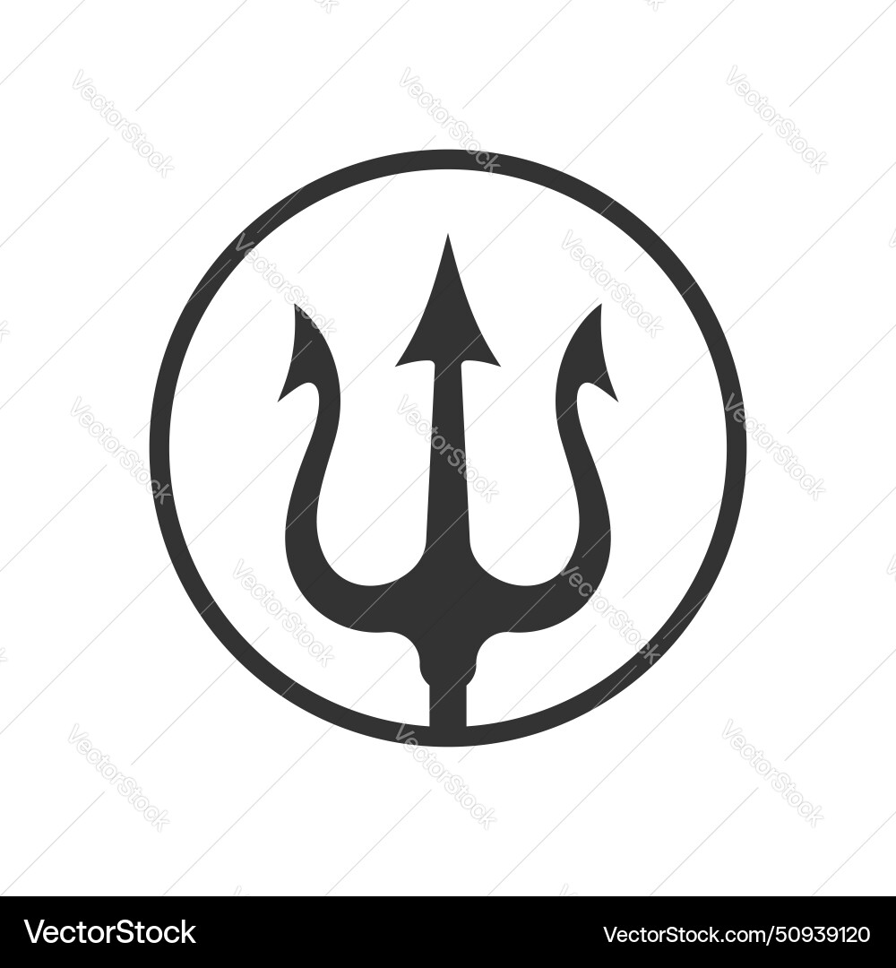 Trident symbol Royalty Free Vector Image - VectorStock