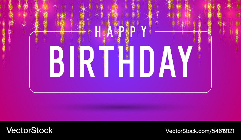 Modern lettering happy birthday inscriptions for Vector Image