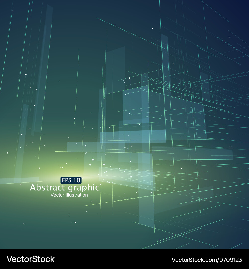 Background of the science and technology Vector Image